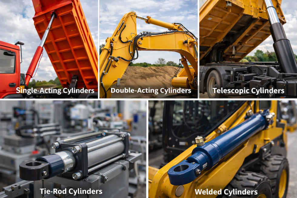 Different Types of Hydraulic Cylinders and Their Applications